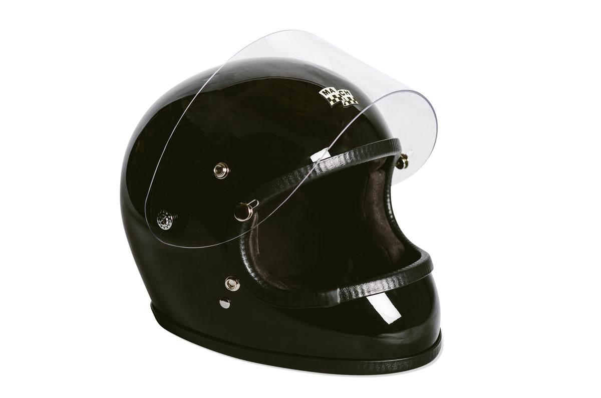 Full Face Apollo - Mach 02 - Gloss Black - Safety Helmet – McHal ...